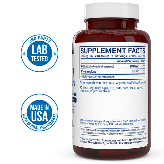 DHEA 100mg – TRUEVANTAGE NUTRITION